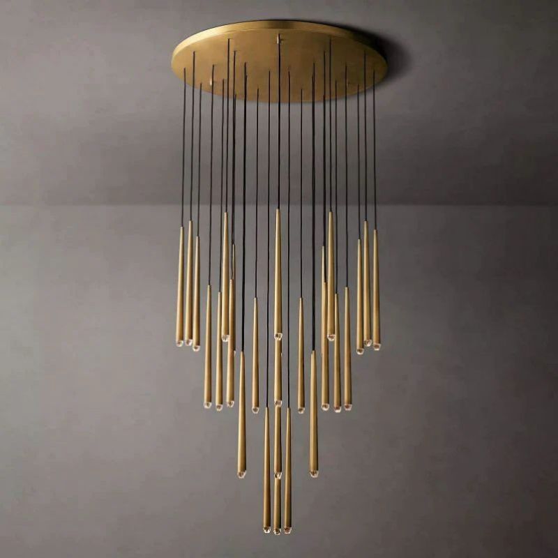 Aria Meteor Modern Round Chandelier 48"